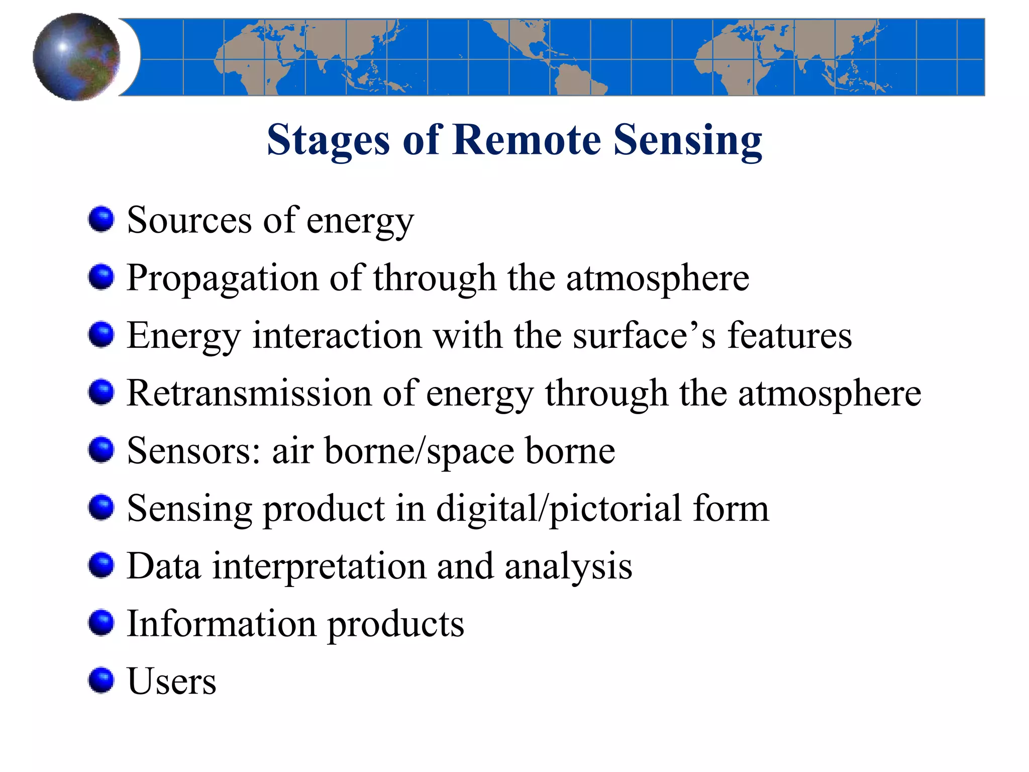 Remote sensing and image interpretation | PPTX
