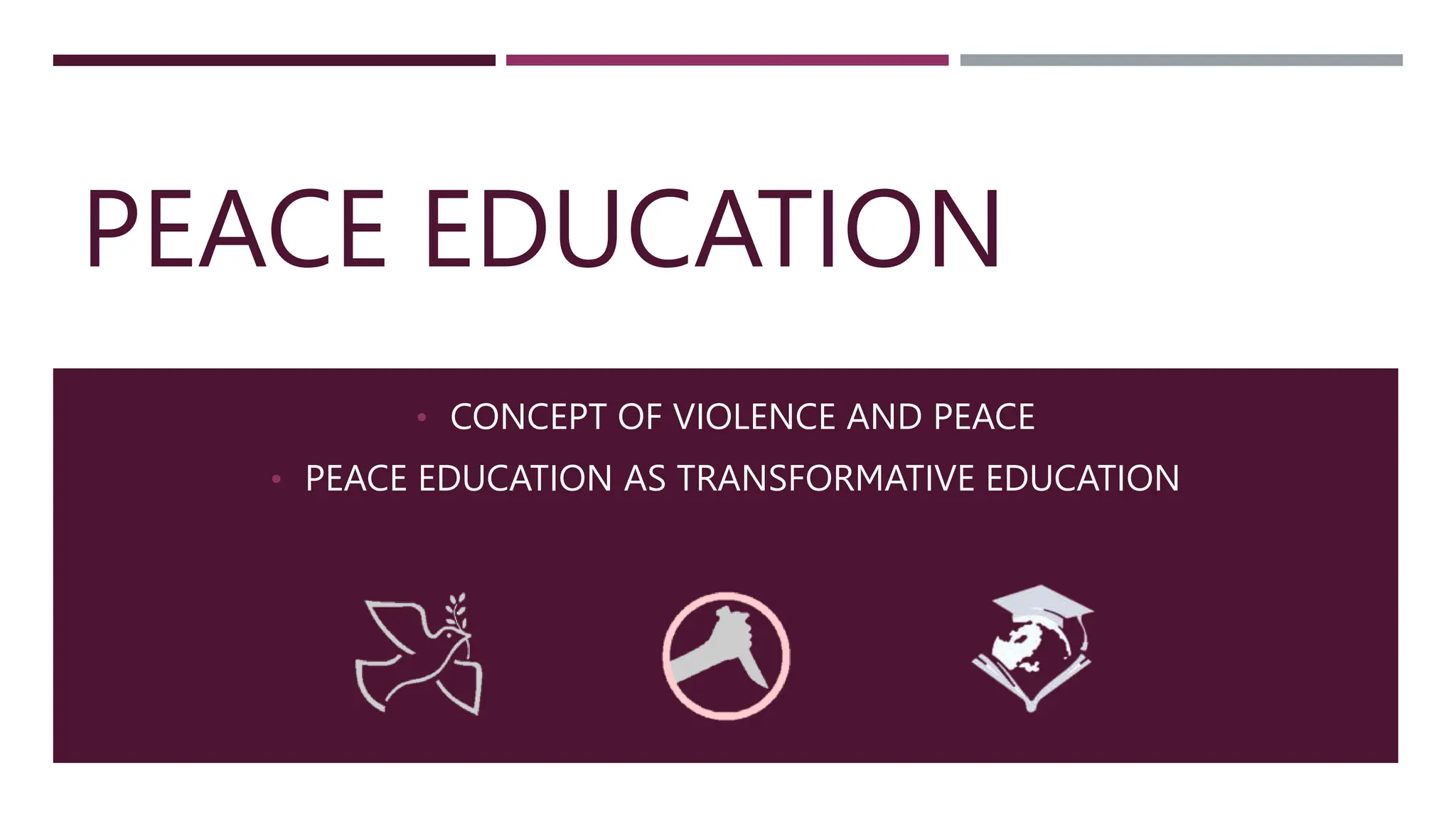 PEACE EDUCATION_ GEE4 123456789099 pptx. | PPT
