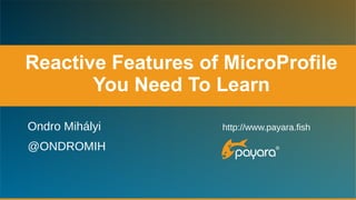 Reactive features of MicroProfile you need to learn | PDF