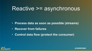 Reactive features of MicroProfile you need to learn | PDF