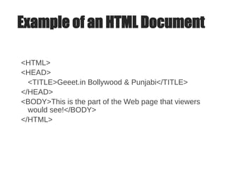 html & css | PPTX