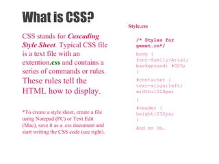 html & css | PPT