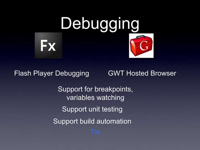 Building RIA - Comparison between Adobe Flex and GWT - Hu Shunjie | PPT ...