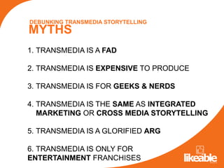 Transmedia Storytelling: Connecting Consumers to Brands Through Modern ...