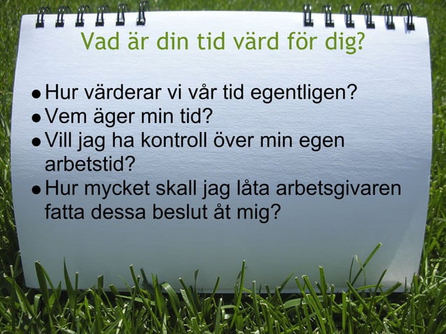 Geek girl workaholic presentation in Swedish | PPT