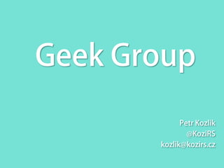 Geek Group Promo | PPT