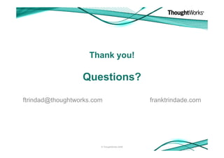 ThoughtWorks Games Geek NIght | PPT