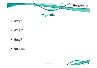 ThoughtWorks Games Geek NIght | PPT