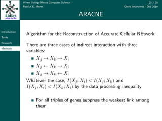 When Biology Meets Computer Science | PDF
