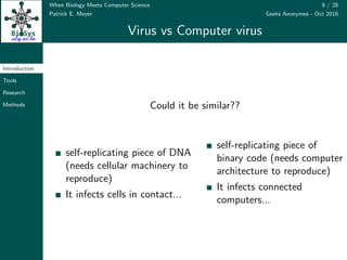 When Biology Meets Computer Science | PDF