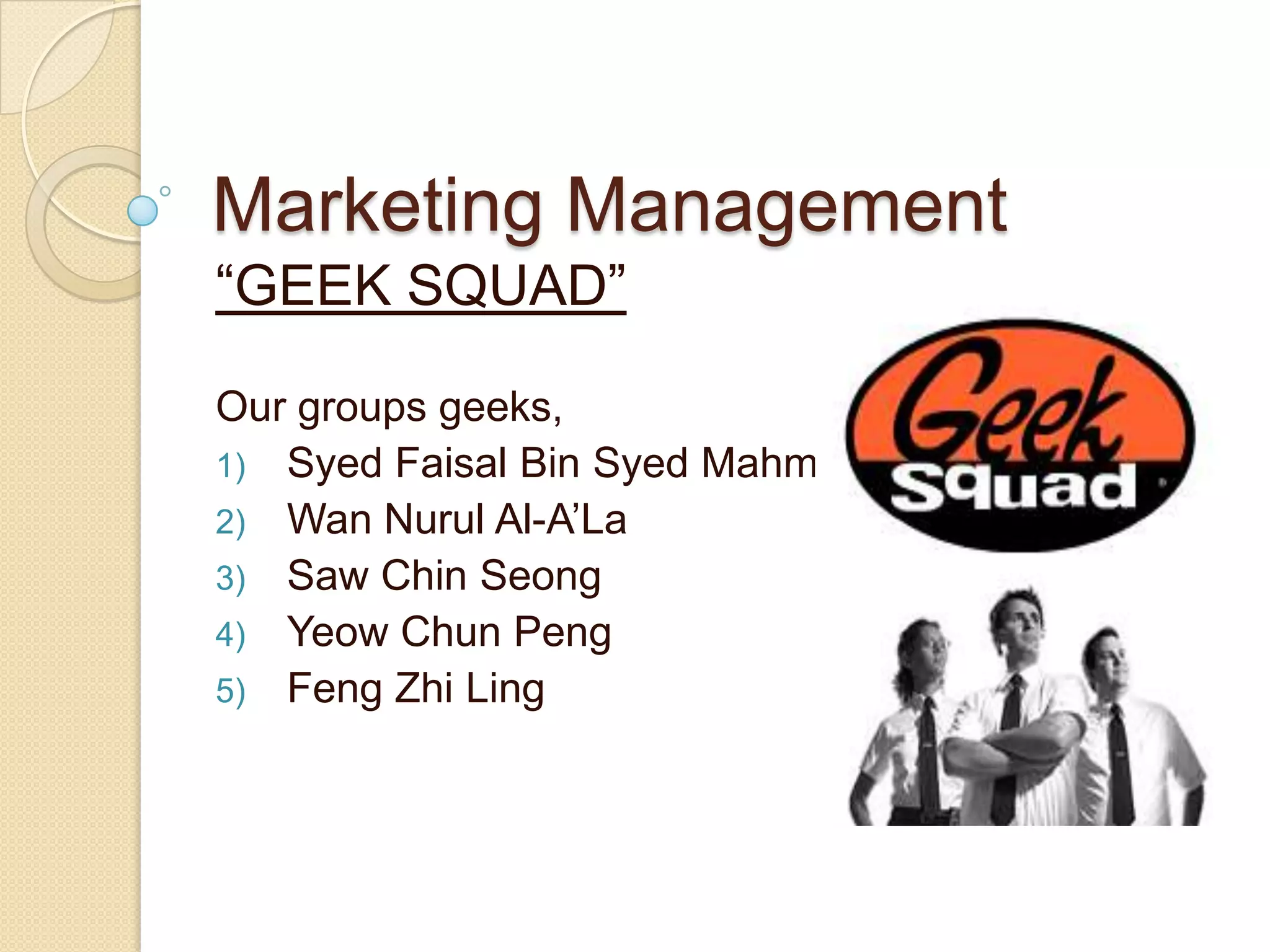 Geek squad (completed) | PPTX
