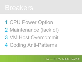 Geek Sync | Top 10 SQL Server Performance Makers and Breakers | PPT