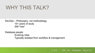 Geek Sync | Database People and DevOps: The Fundamentals | PPTX