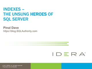Geek Sync: Indexes - The Unsung Heroes of SQL Server | PPTX | Databases | Computer Software and ...