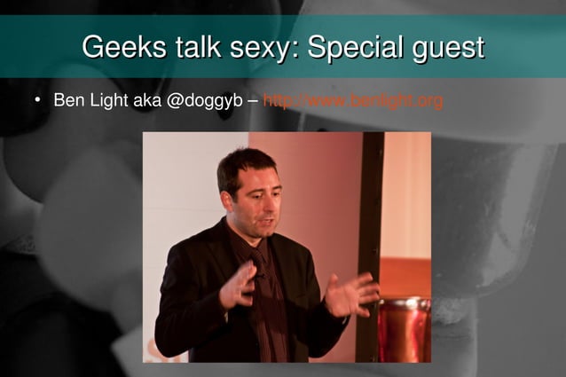 Geek talk sexy part3 | PPT