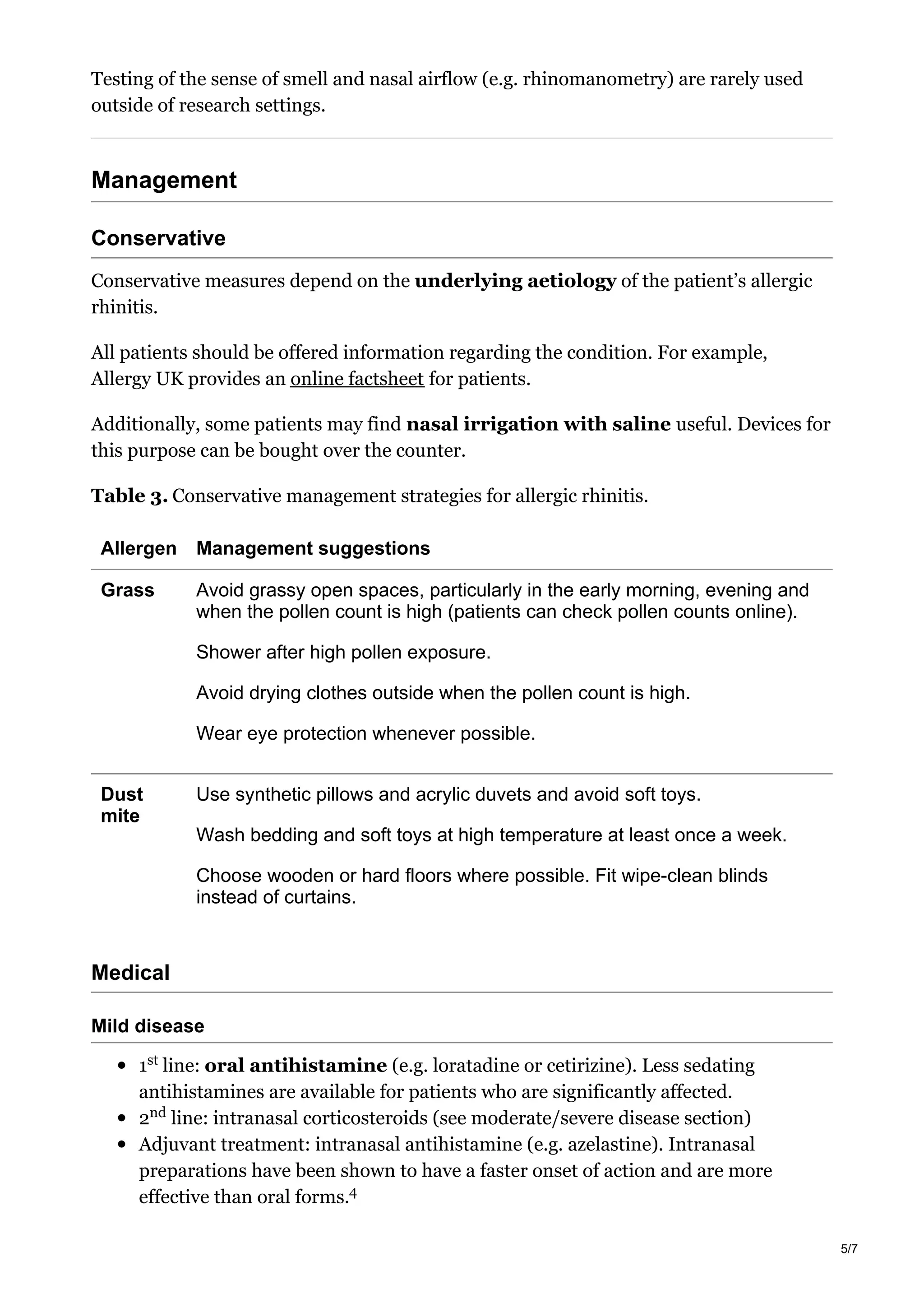 Geekymedics.com allergic rhinitis | PDF