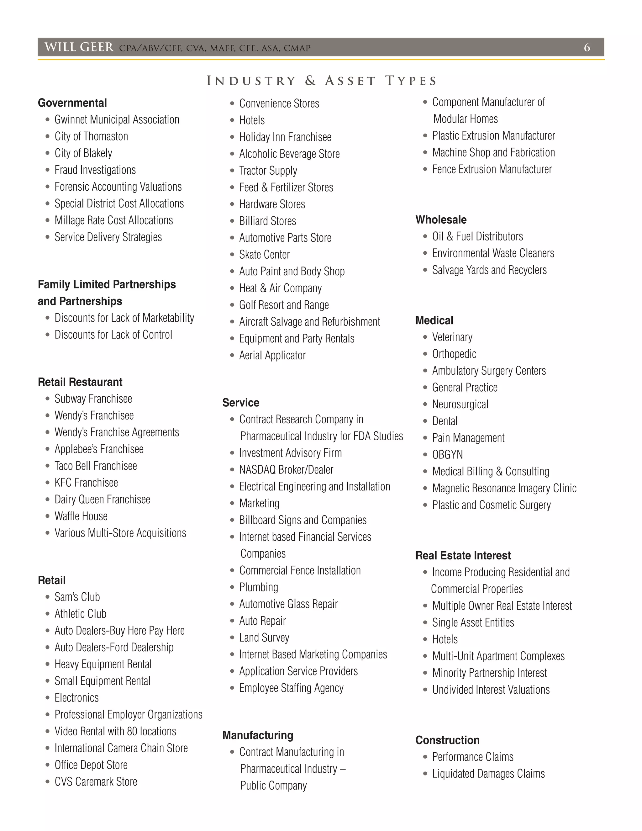 Geer bio jan 2016 | PDF