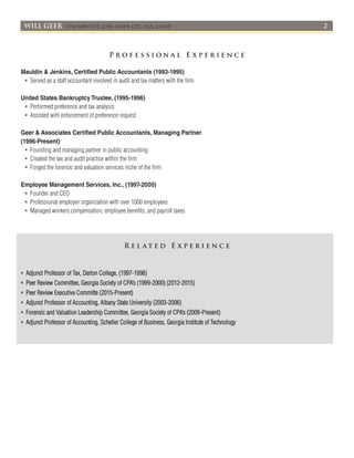 Geer bio jan 2016 | PDF