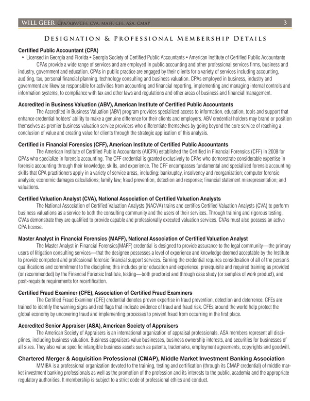 Geer bio jan 2016 | PDF