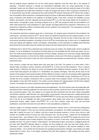 Geert Driessen (2023) Encyclopedia The Perry HighScope Preschool ...