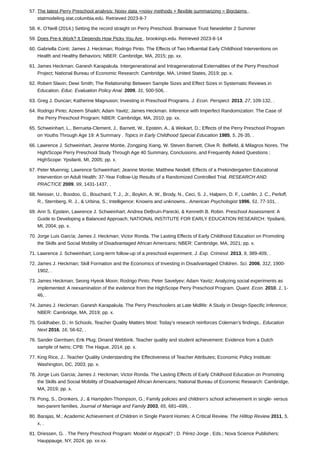 Geert Driessen (2023) Encyclopedia The Perry HighScope Preschool ...