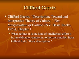 Geertz | PPT