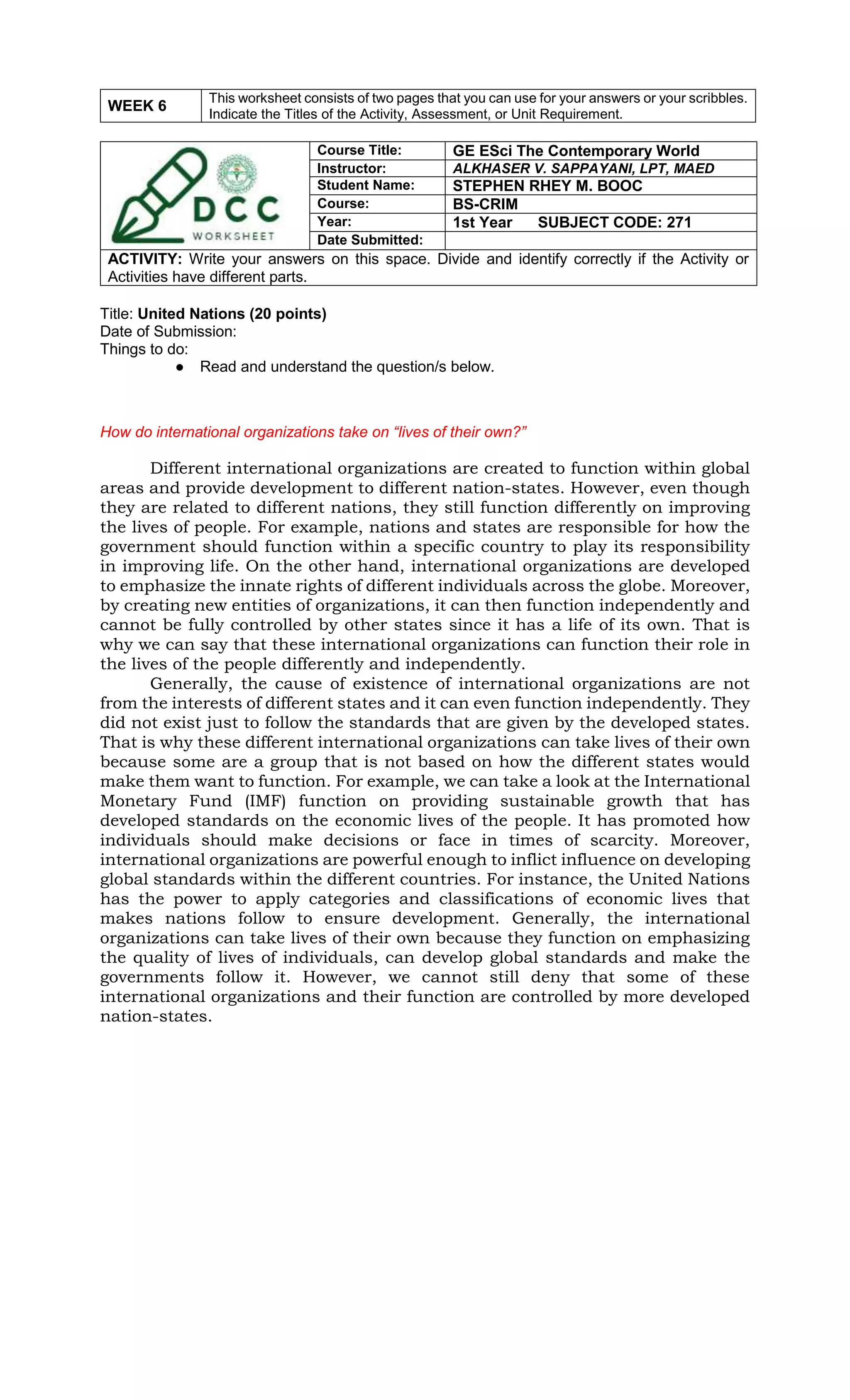 GE ESCI WEEK 6 ACITIVTY FINAL.docx