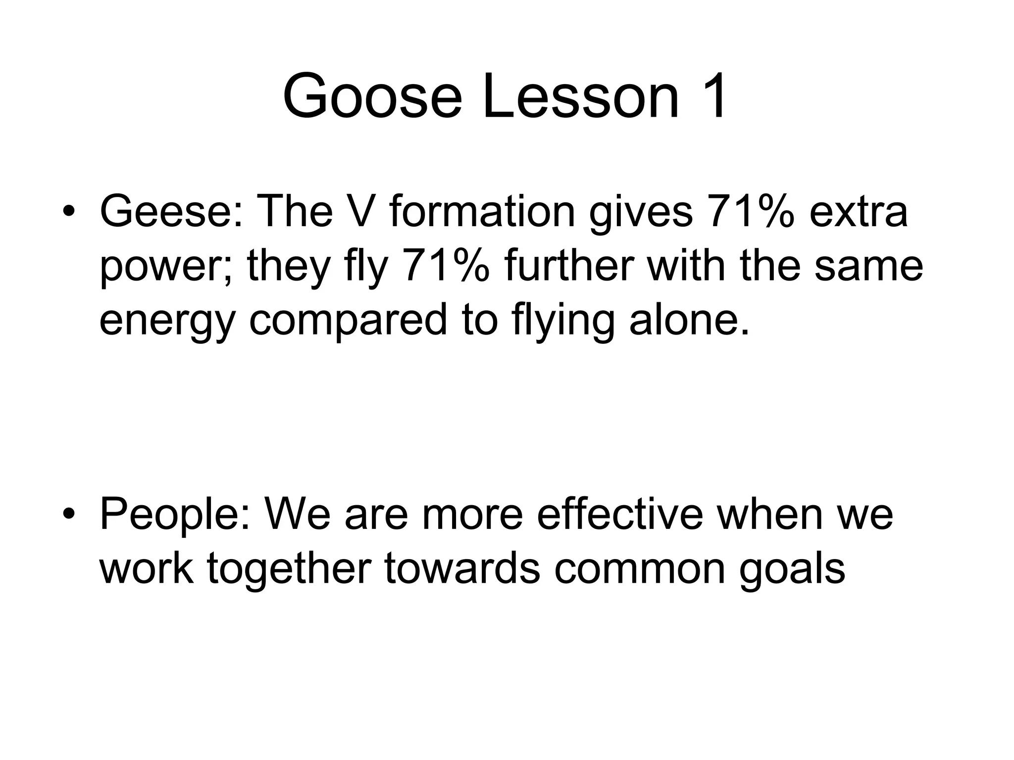 Geese | PDF