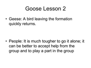 Geese | PDF