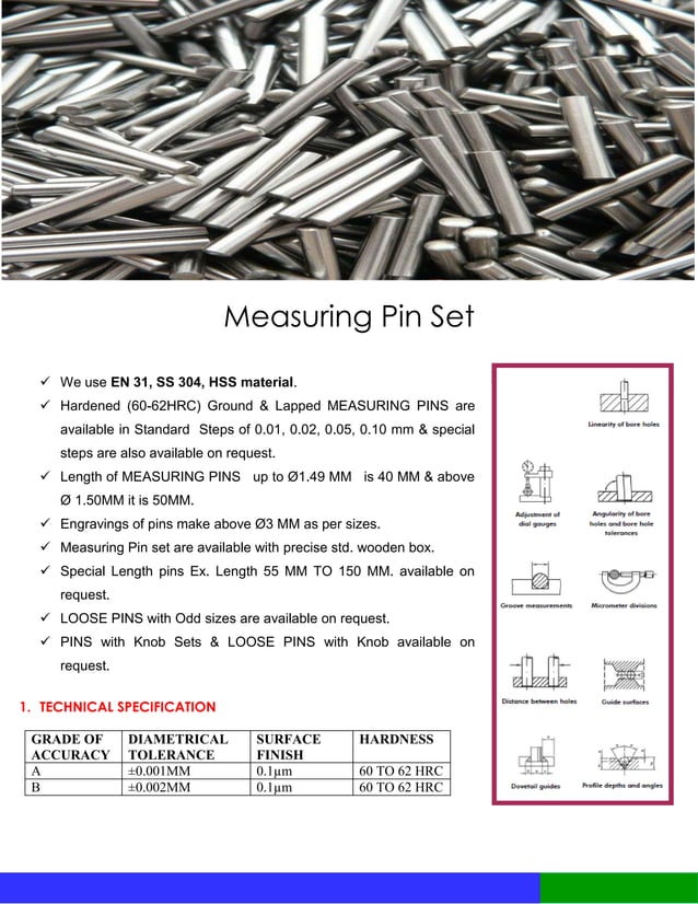 Measuring Pin | PDF