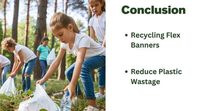 Recycling flex banner ♻️ and saving the environment | PDF