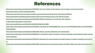 Recycling flex banner ♻️ and saving the environment | PDF