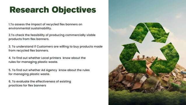 Recycling flex banner ♻️ and saving the environment | PDF