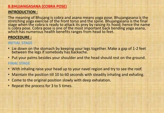 YOGA ASANA BY GEETANJALI GAUTAM | PPTX