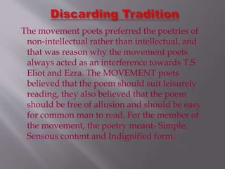 Geeta Ahir TCAS-The Movement Poetry | PPT