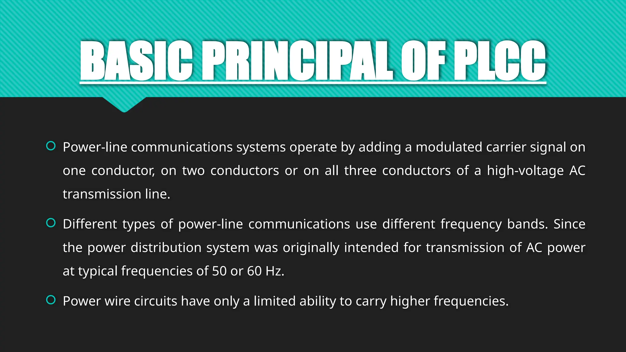 Presentation on Power line carrier communication | PPTX