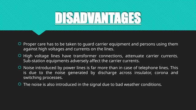 Presentation on Power line carrier communication | PPTX