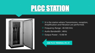 Presentation on Power line carrier communication | PPTX