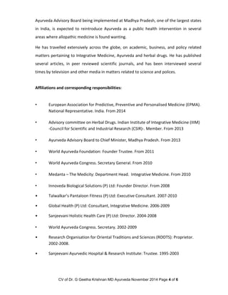 Geetha krishnan cv | PDF