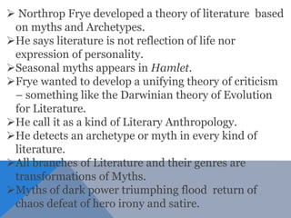 The Archetypes of Literature | PPTX
