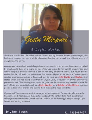 Geetu mirpuri…a light worker | PDF