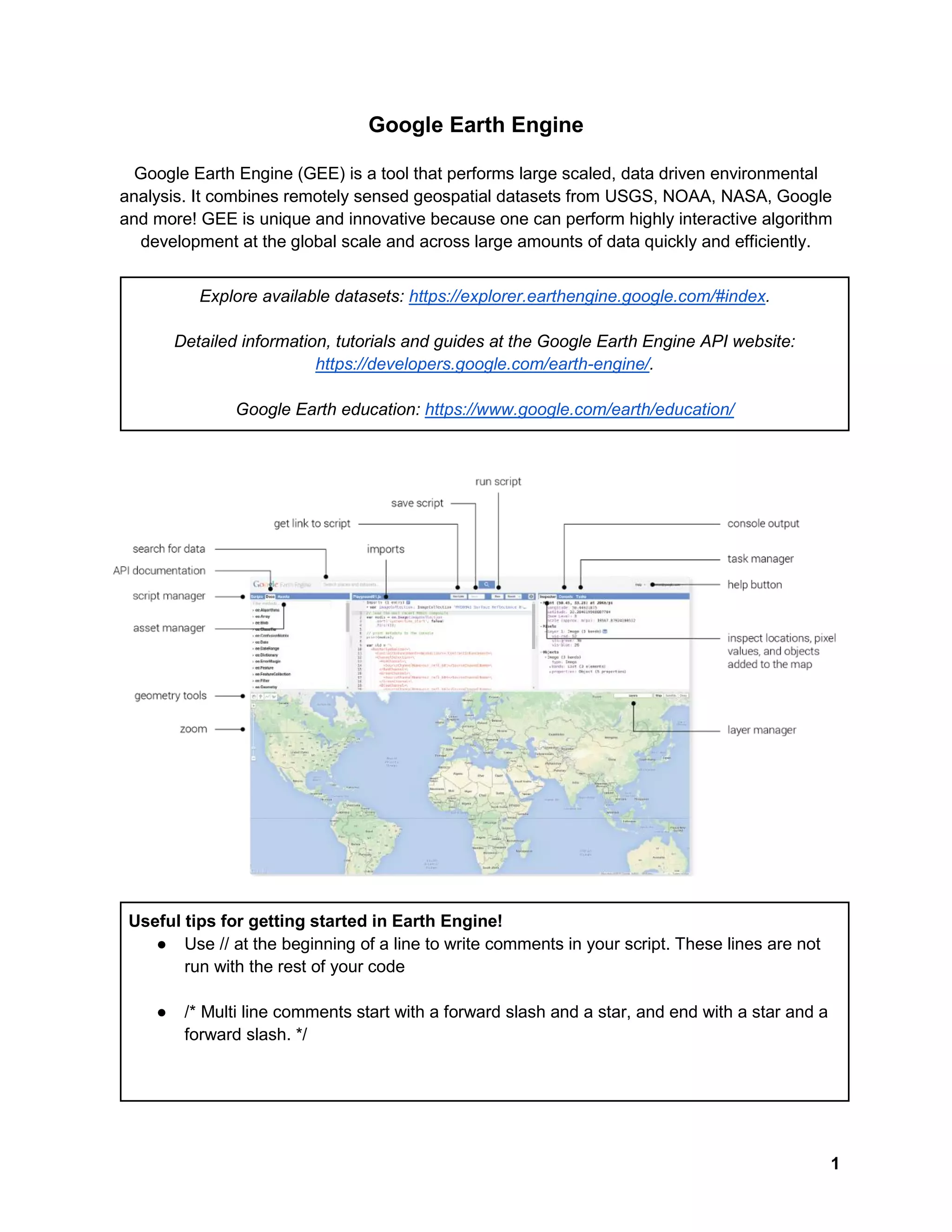 Application of Google Earth Engine in Open NAPs | PDF
