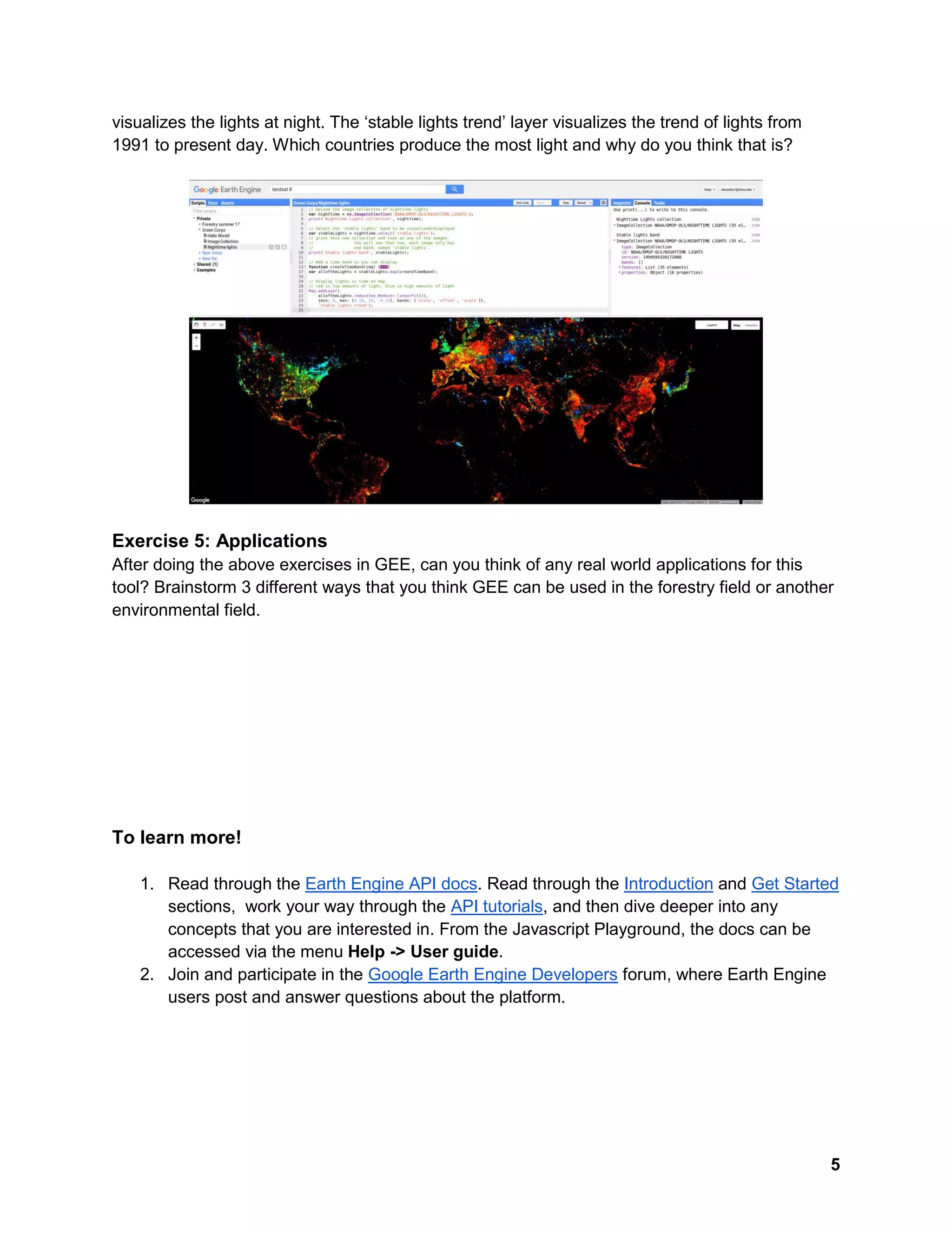 Application of Google Earth Engine in Open NAPs | PDF