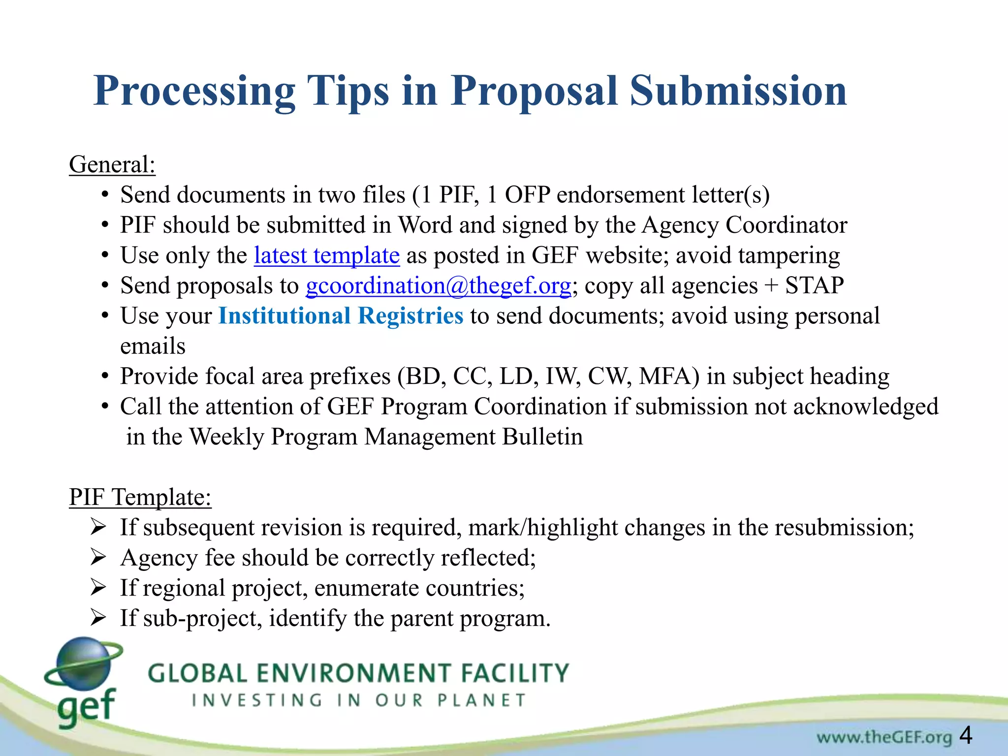 GEF 6 Templates | PPT