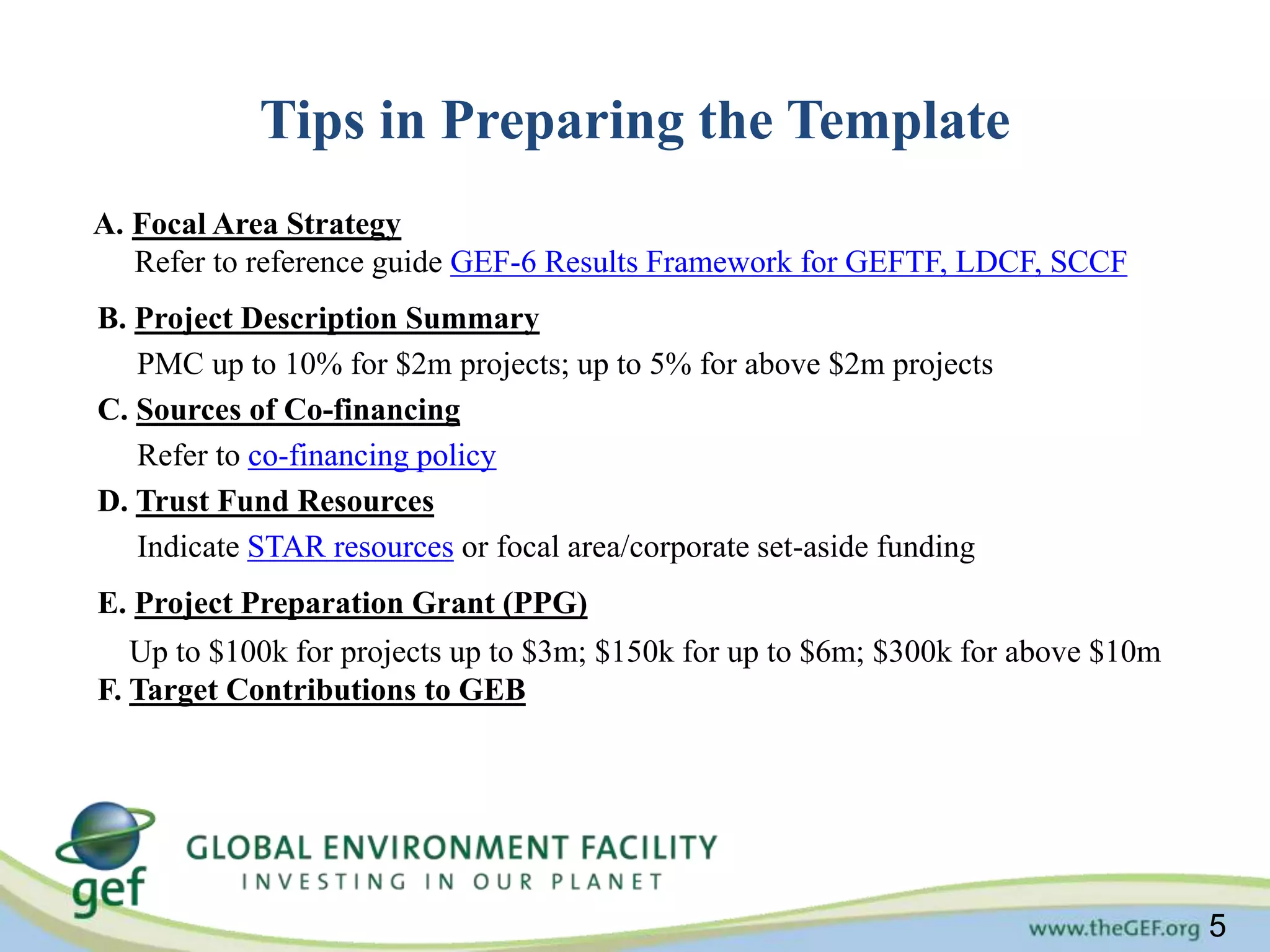 GEF 6 Templates | PPT