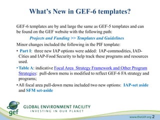 GEF 6 Templates | PPT