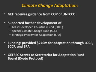 GEF International Waters Focal Area (IWC5 Presentation) | PPT