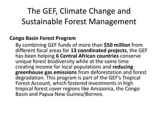 Global Environmental Facility Bridging climate and biodiversity | PDF
