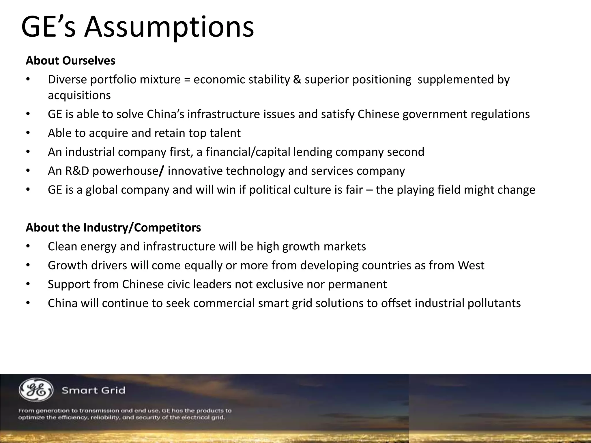 GE Four Corners Analysis | PPTX | Power and Energy Industry | Industries