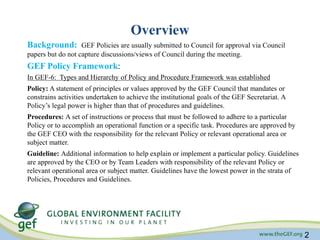 GEF policies | PPTX